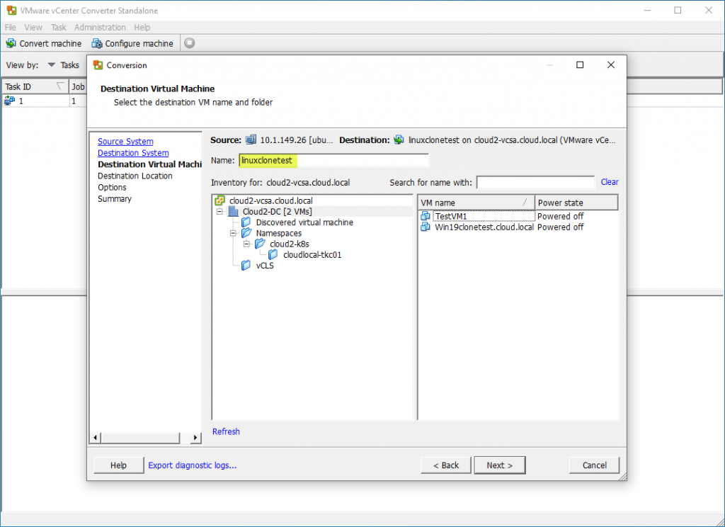 How to use VMware Converter for P2V (Physical to Virtual)